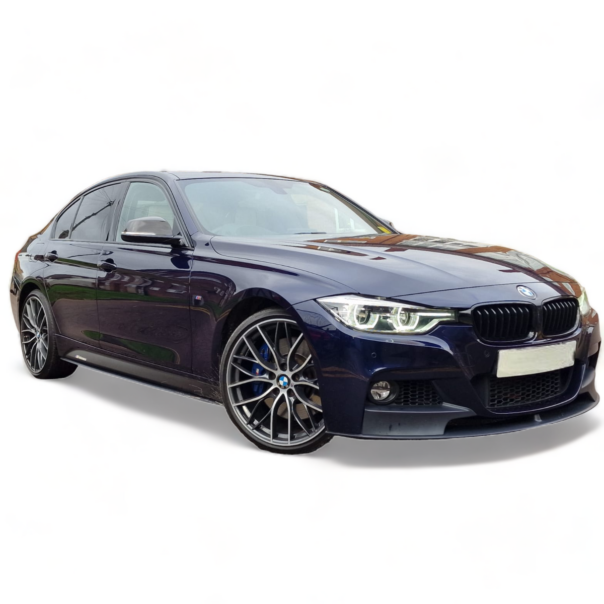BMW 3 Series F30 with Matte Black Full Body Kit