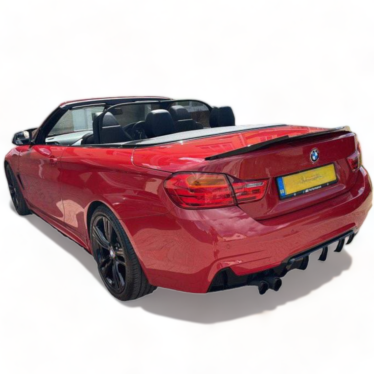BMW 4 Series F33 Convertible Gloss Black Boot Spoiler