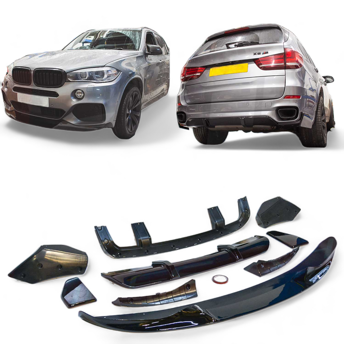 Series F15 | Gloss Black Full Body Kit with Twin, Quad,Dual