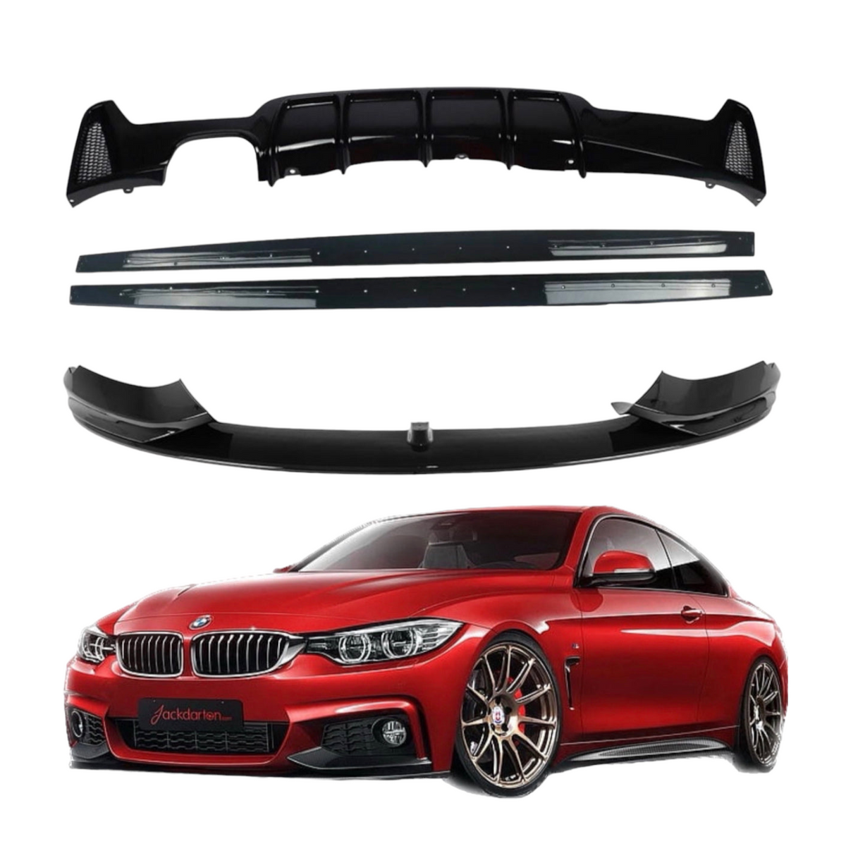 BMW 4 Series F33 Convertible Full Body Kit with Twin Exit