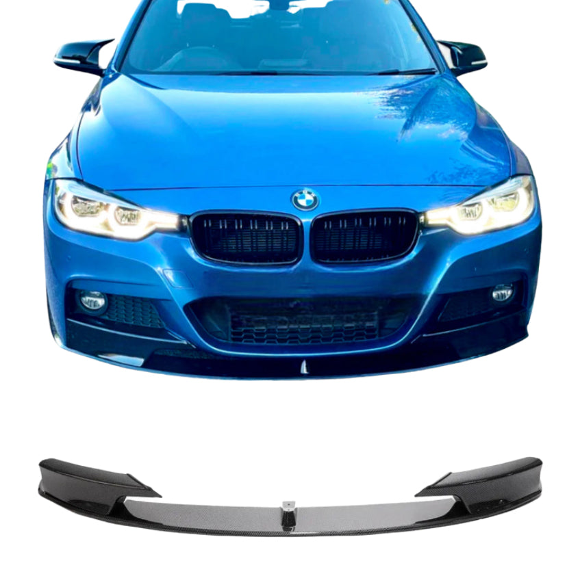 Front Splitter | Gloss Black | Fits BMW 3 Series F30 F31